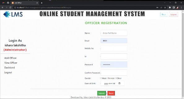 LMS Web Application Documentation